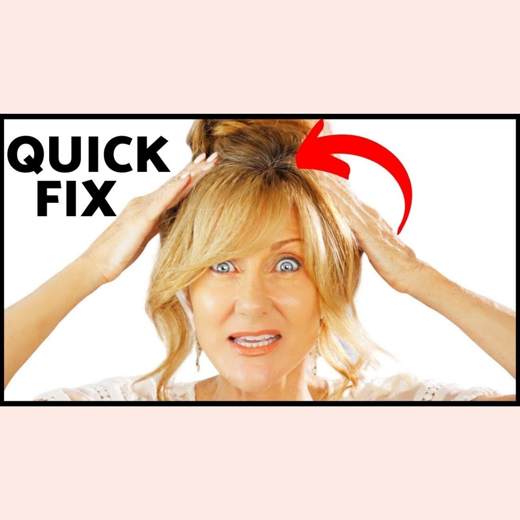 QUICK GREY HAIR FIX AT HOME!