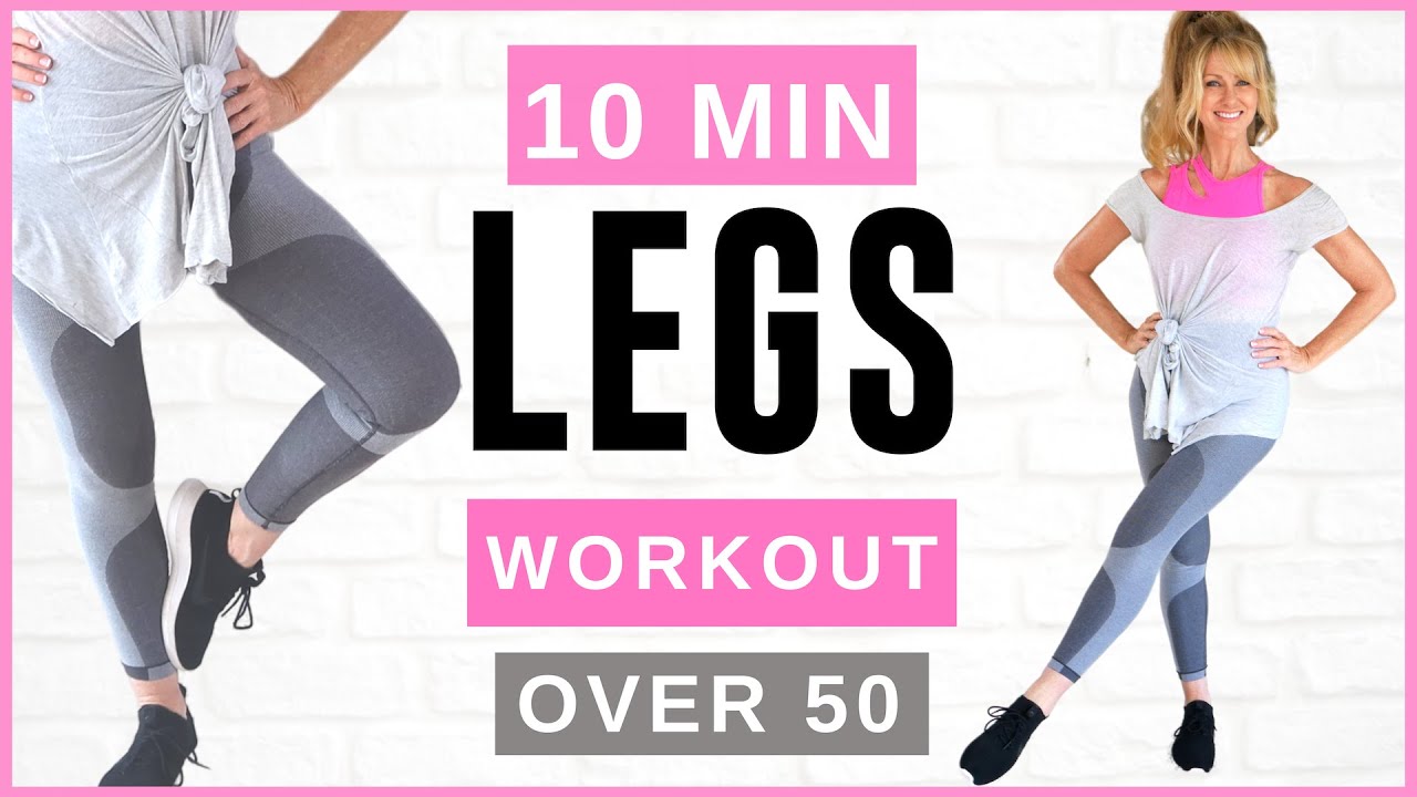 10 Minutes To Slimmer Legs Workout For Women Over 50 | Beginner Friendly