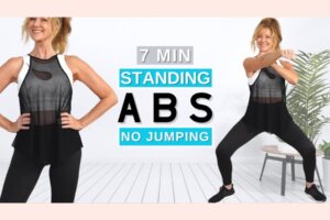 7 Minute Standing ABS Workout To Lose Belly Fat | Beginner Friendly!