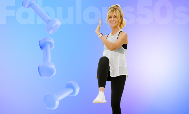 7 Minute TONED ARM Workout With Weights Over 50 - Fabulous50s