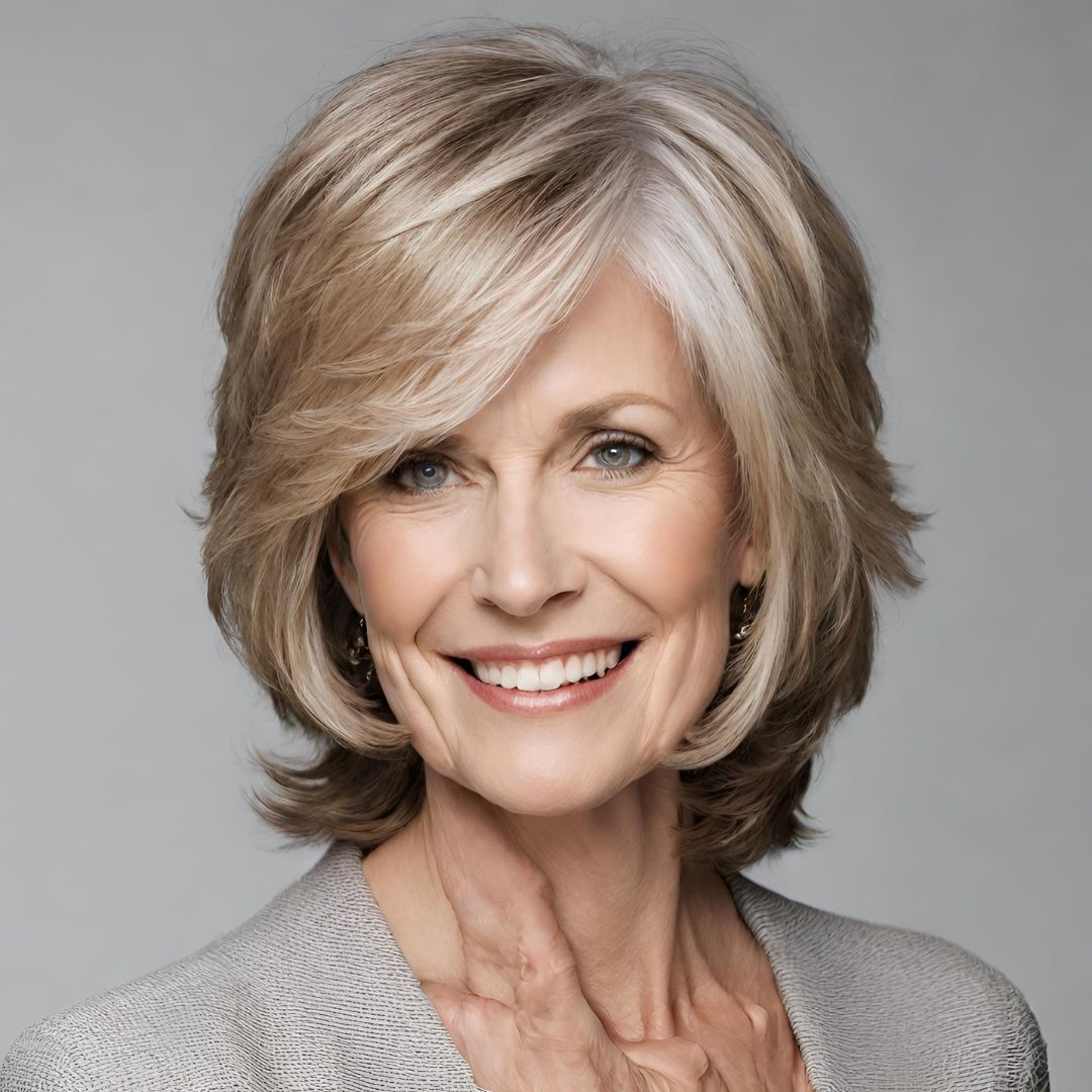 20+ Flattering Hairstyles for Different Face Shapes In Your 50s ...