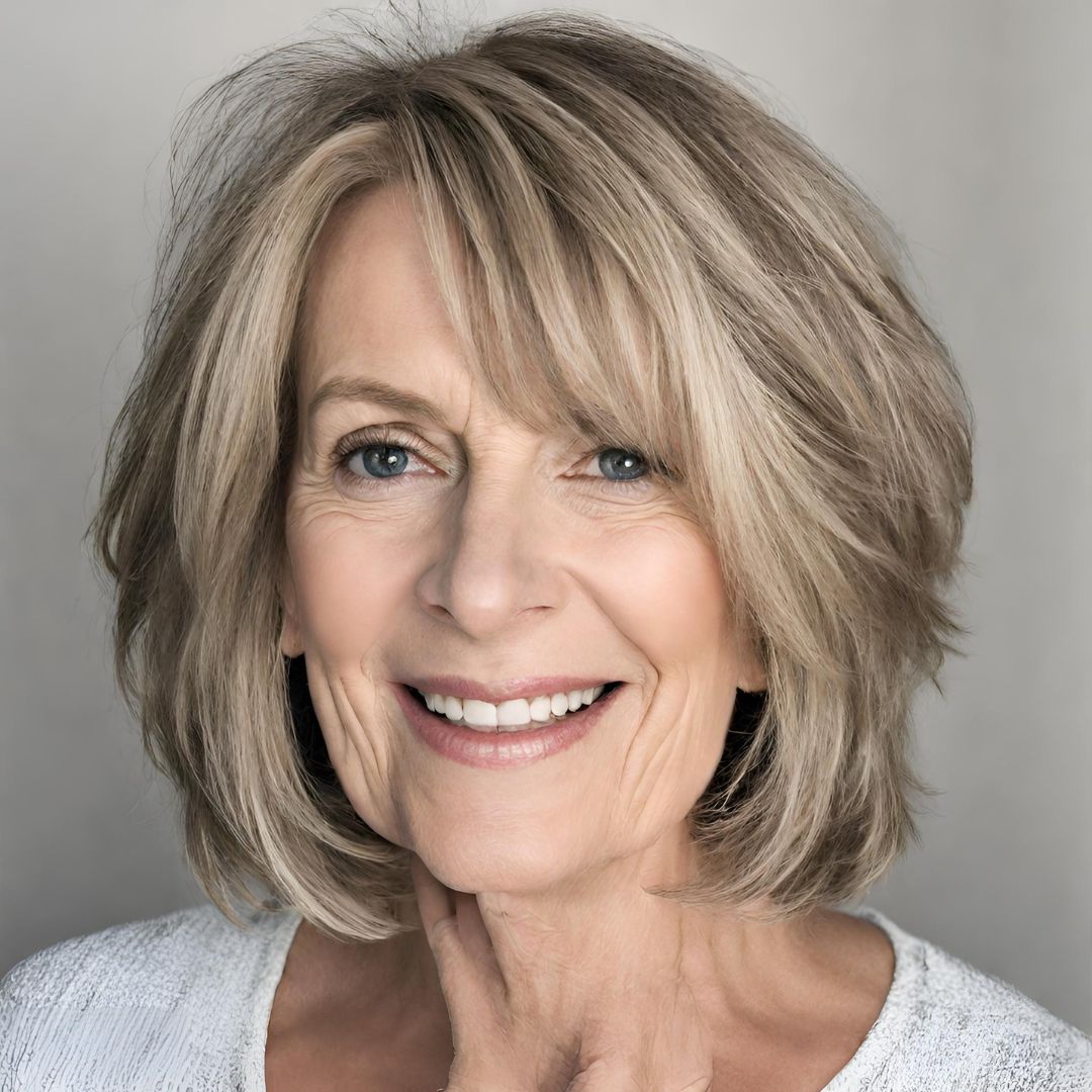 20+ Flattering Hairstyles for Different Face Shapes In Your 50s ...