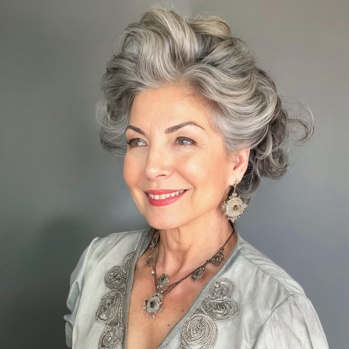 12 Beautiful Updo Hairstyles for Women Over 50 - Fabulous50s
