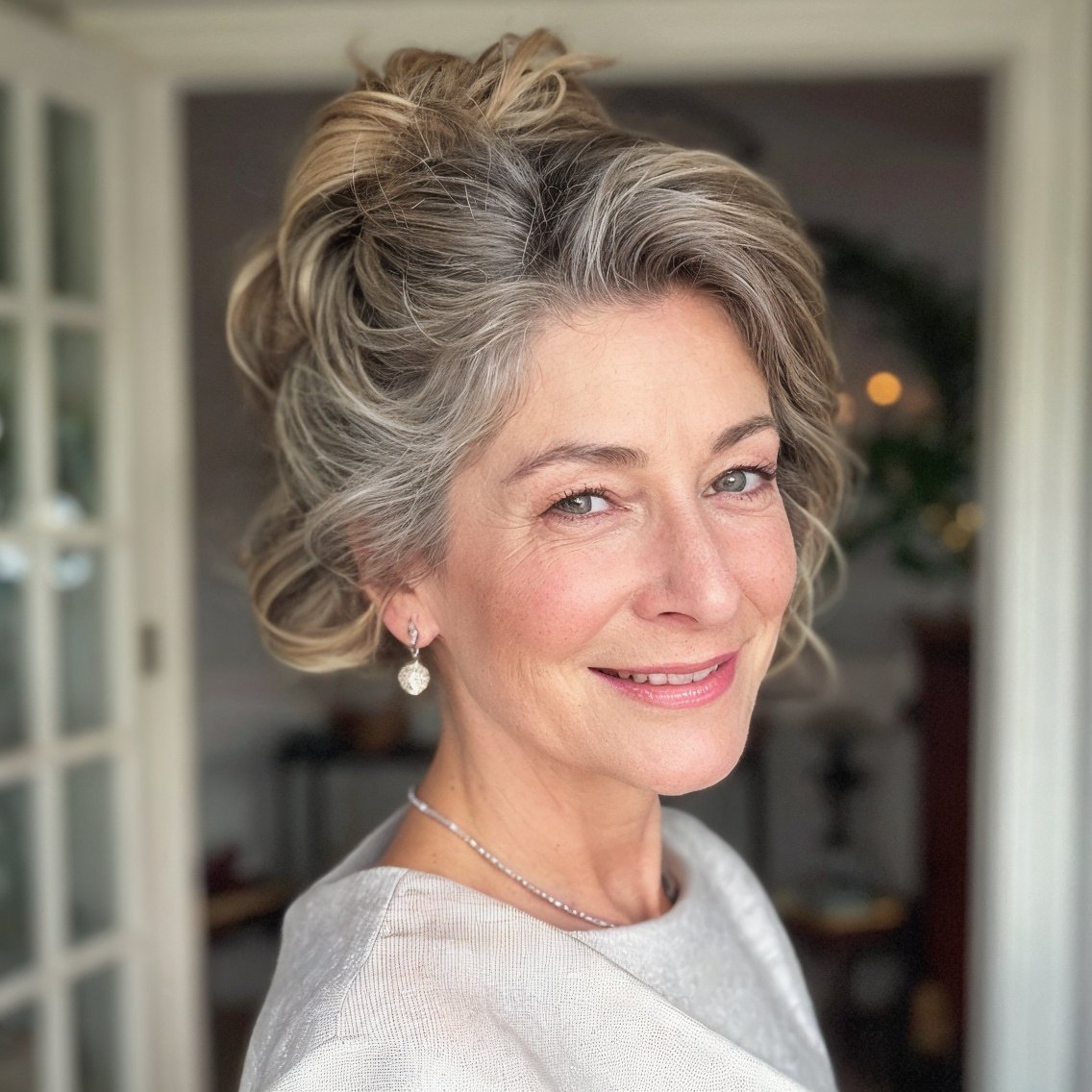 12 Beautiful Updo Hairstyles for Women Over 50 - Fabulous50s