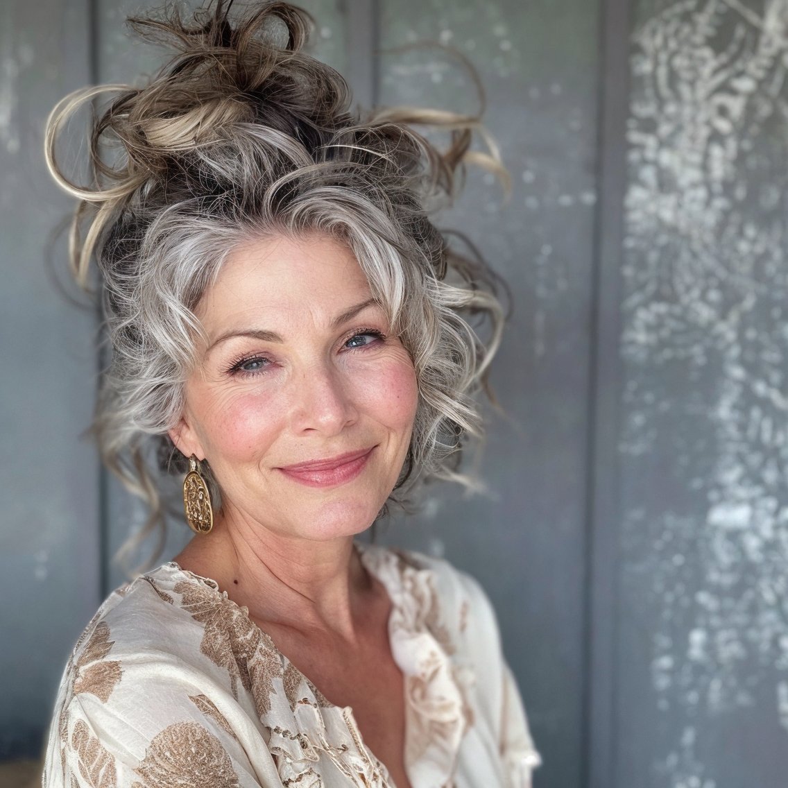 12 Beautiful Updo Hairstyles for Women Over 50 - Fabulous50s